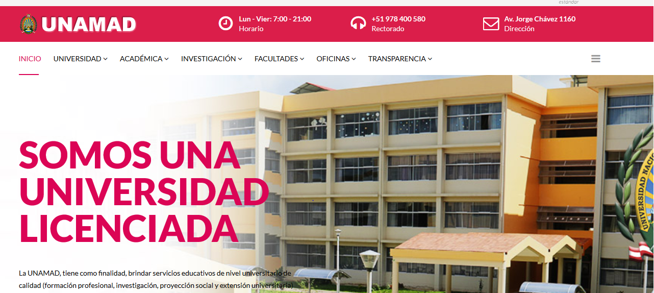 UNAMAD Lista de ingresantes Universidad Nacional Amazónica de Madre de ...