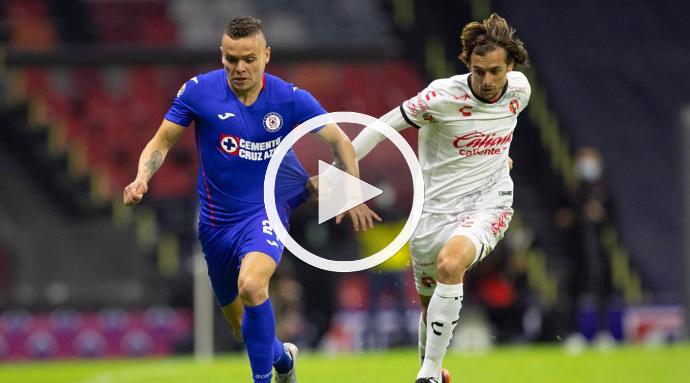 Cruz Azul vs Tijuana Liga Mx 8 de Enero 2022